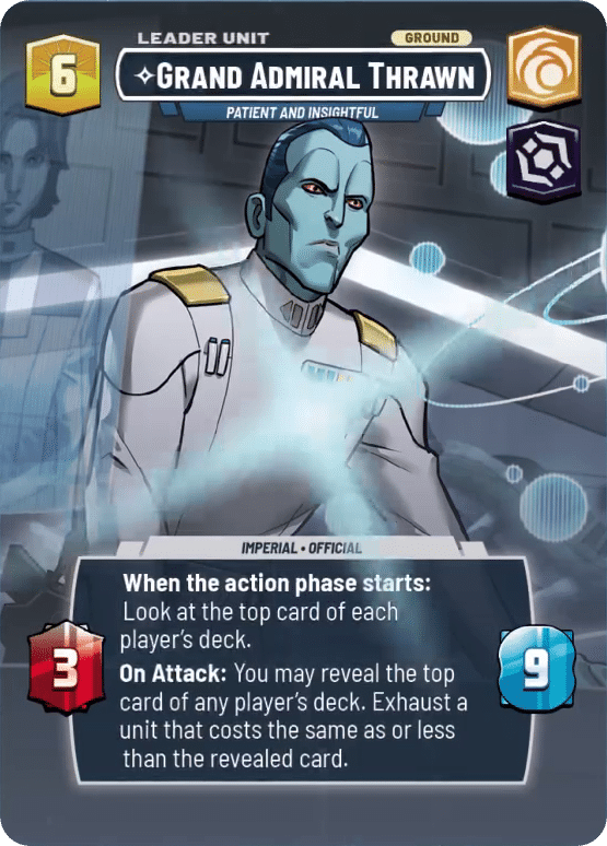 Les cartes "showcase" - Pure Sabacc